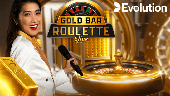 Langverwachte Gold Bar Roulette van Evolution gelanceerd in België